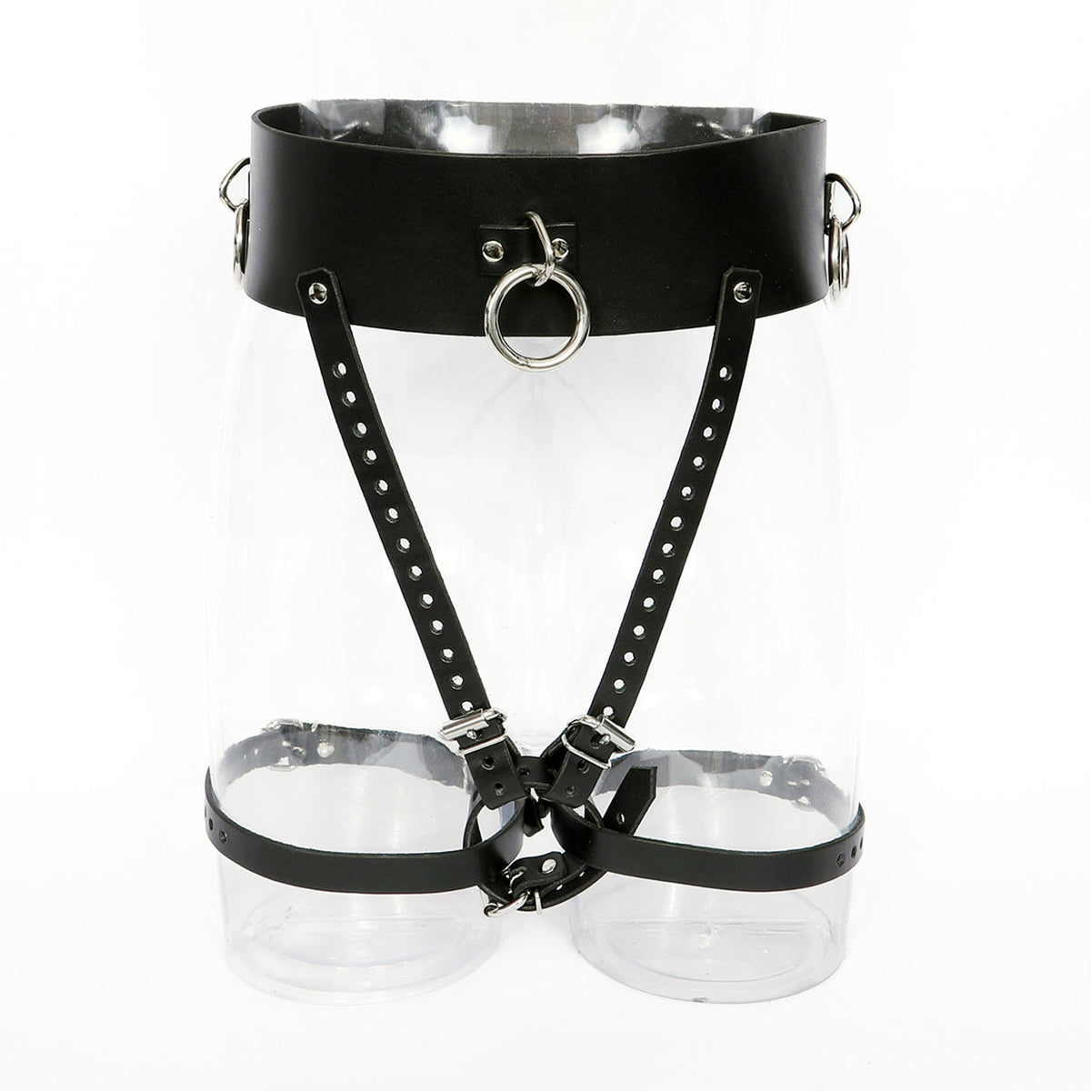 Open Back Forced Orgasm Belt Wand Holder Ddb