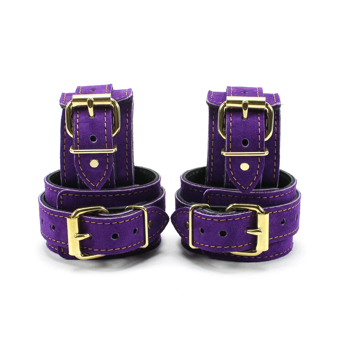 Velin - Special Edition Royal Purple Suede Wrist and Ankle Restraints – DDB